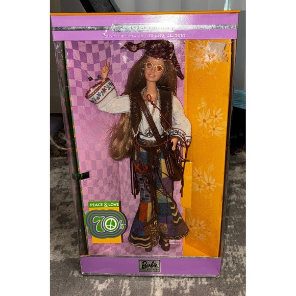 Mattel | Toys | Mattel Barbie Peace Love 7s Great Fashions Of The 20th ...